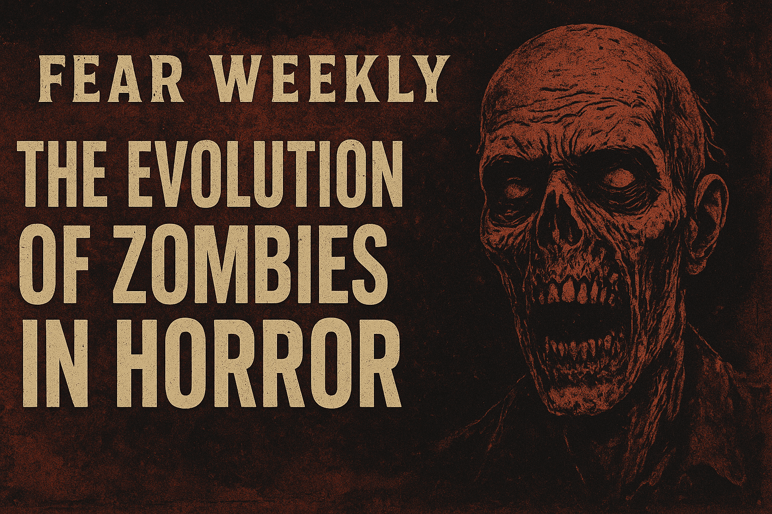 Fear Weekly: The Evolution of Zombies in Horror: A Flesh-Eating Tale of ...